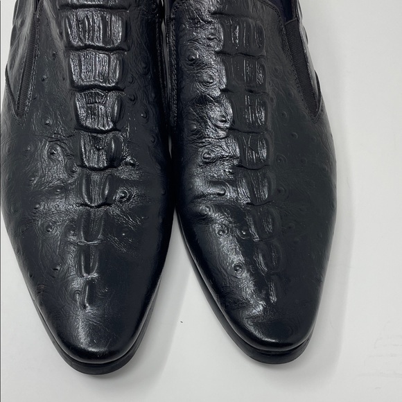 Aston M. Jazz | Shoes | Crocodile Texture Aston M Jazz Mens Black ...